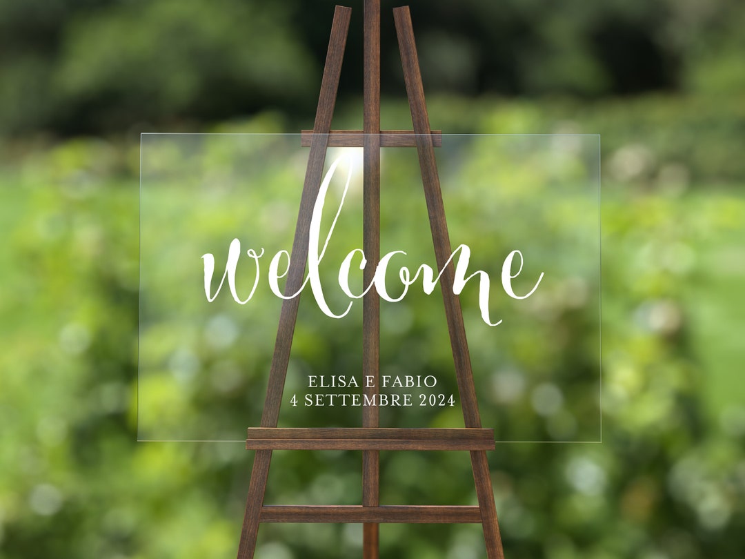 Welcome Plexiglass Welcome Panel - Etsy