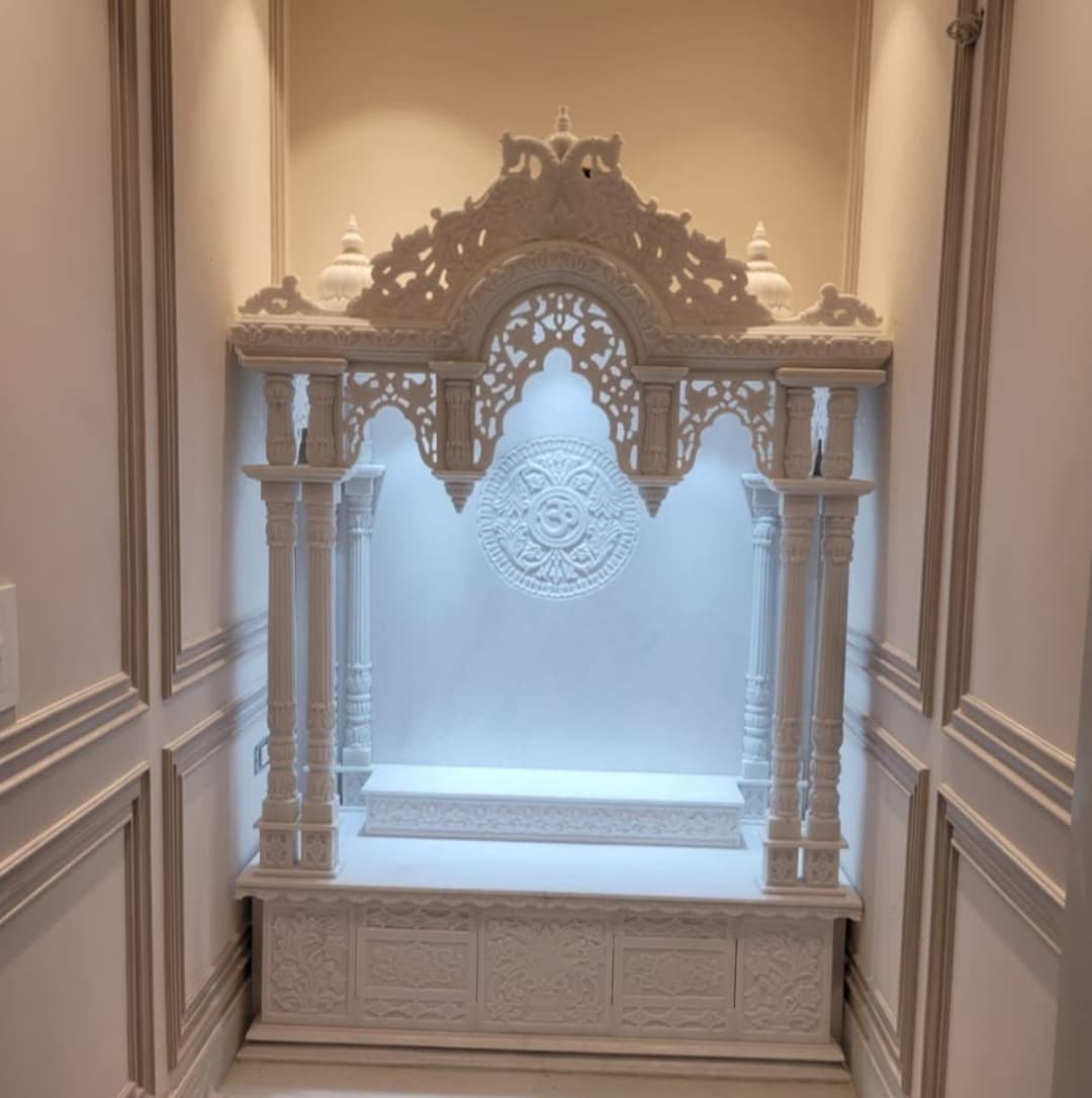 Marble White Temple , Marble Temple - Etsy