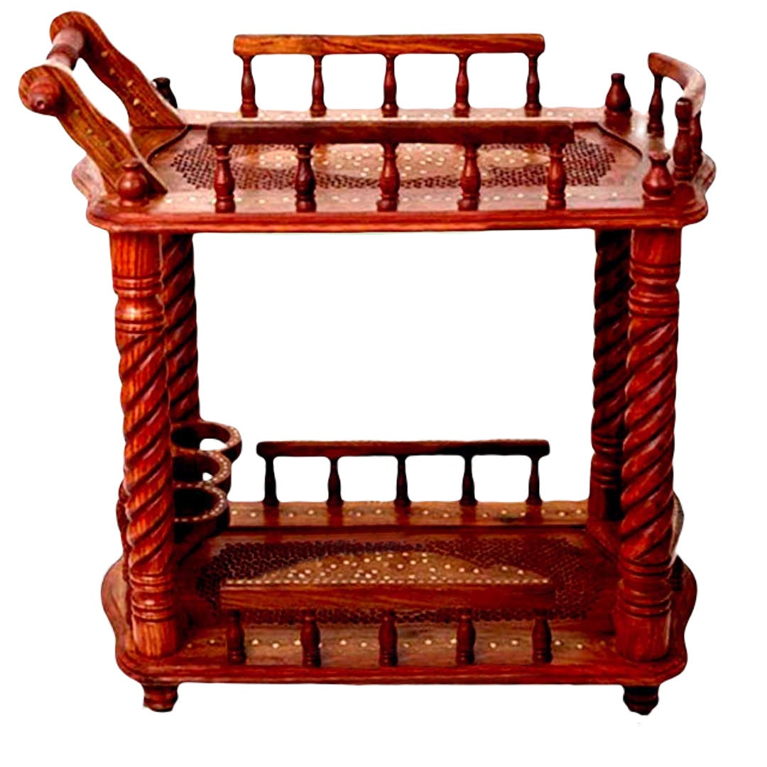 Handmade Kitchen Trolley Wooden Service Trolley / Vintage - Etsy