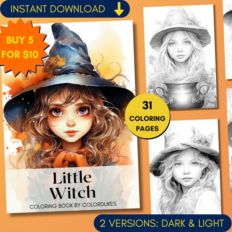 Realistic Little Girl Coloring Pages - Etsy