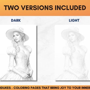 Southern Belle Coloring Pages, Wedding Dress Coloring Book for Adult ...