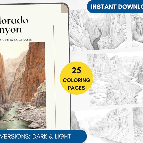 Colorado Coloring Pages - Etsy