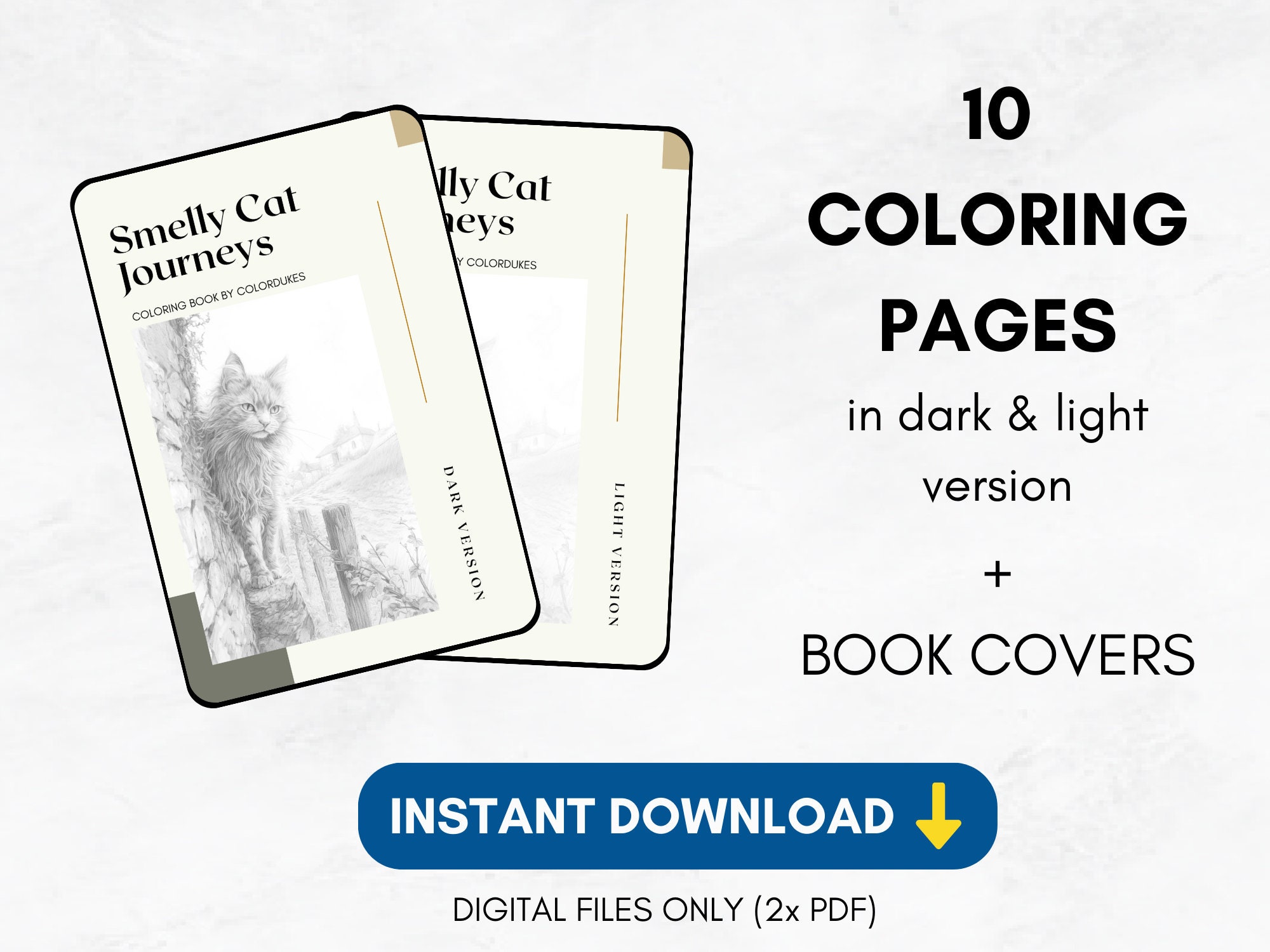 10 Coloring Pages Smelly Cat Journeys Coloring Book for Adults ...