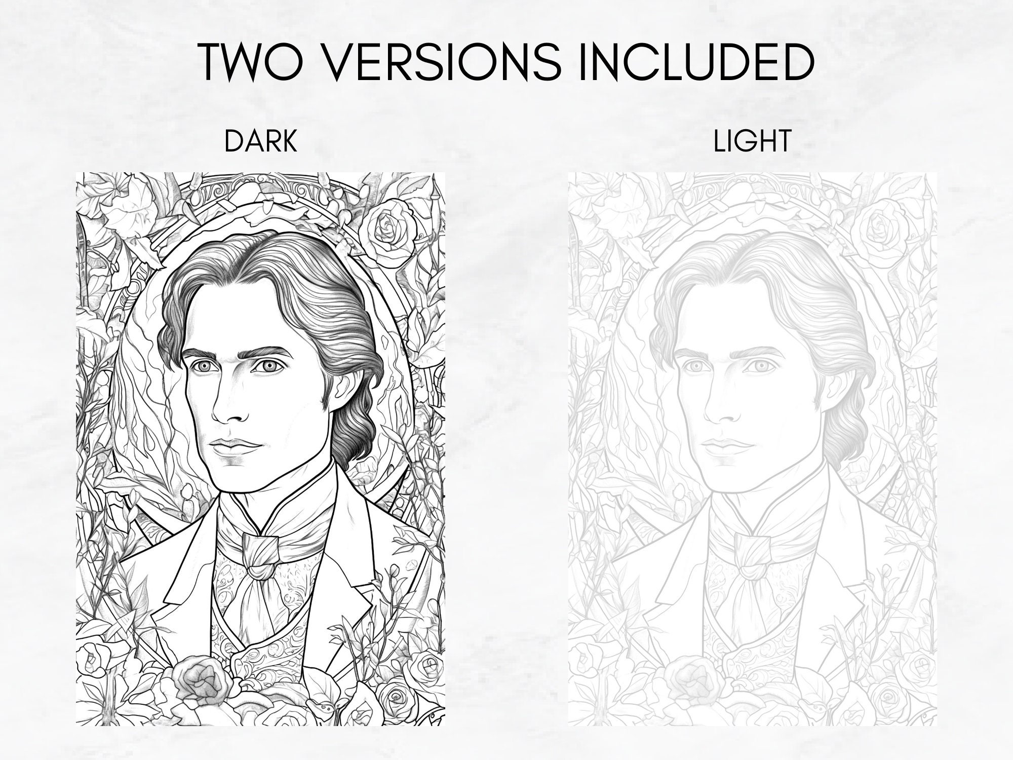25 Coloring Pages, Pictures of Dorian Gray Adult Coloring Book ...