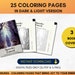 25 Spooky Forest Coloring Pages in Grayscale, Halloween Coloring Book ...