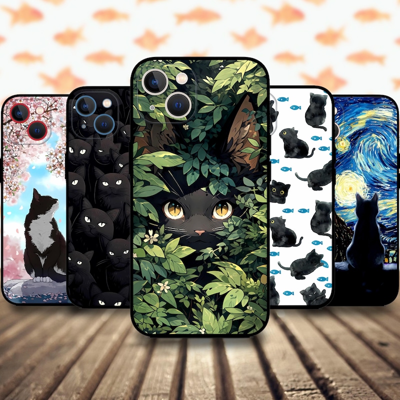 Cat iPhone Case - Etsy