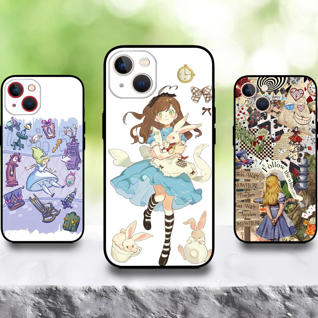Alice in Wonderland Fairy Tale Phone Case for iPhone 16/15/14/13/12/11 ...