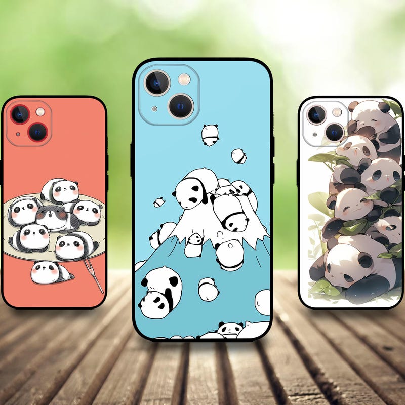 Panda iPhone Case - Etsy