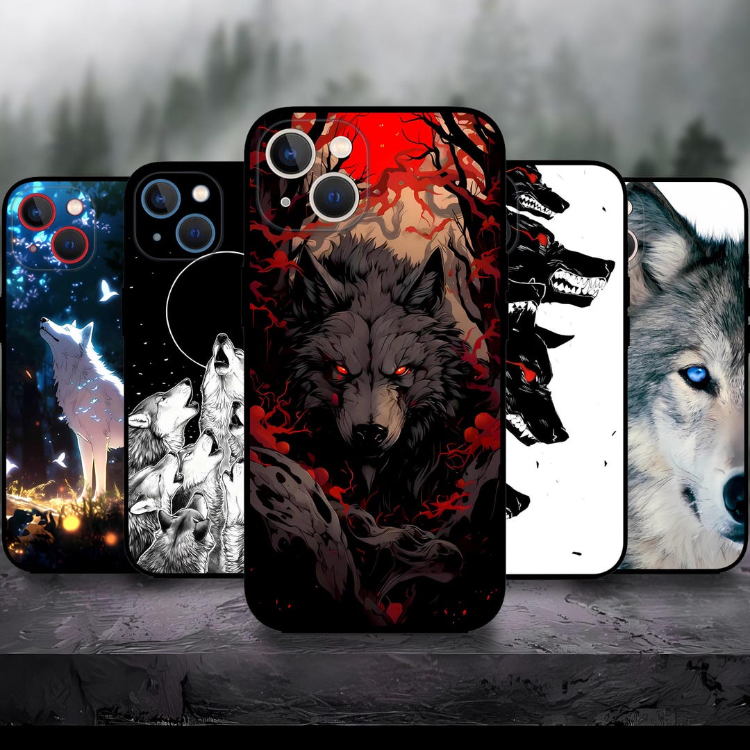 Wolf Animal Wild Life Art Phone Case for iPhone 17/16/15/14/13/12/11 ...