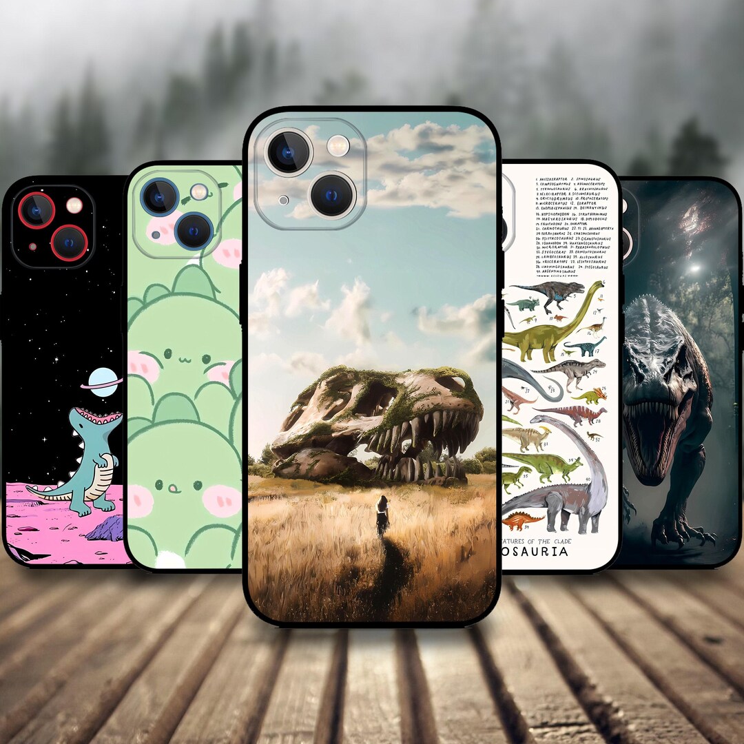 Dinosaur Fossil T-rex Phone Case for iPhone 17/16/15/14/13/12/11 S25 ...