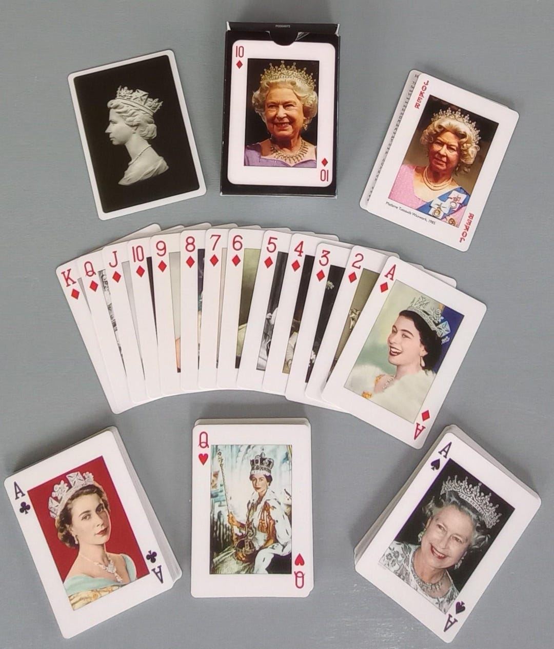 Queen Elizabeth Playing Cards Piatnik Commemorative Full Deck - Etsy