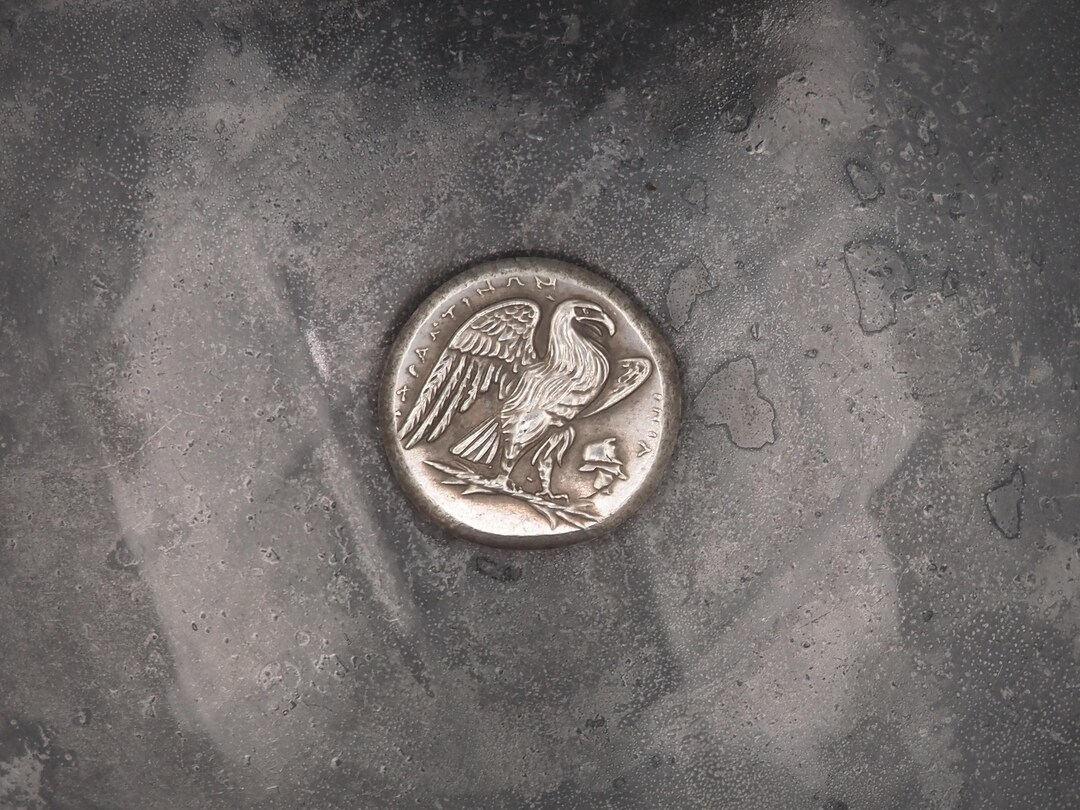 Replica of Hevy Ancient Greek Coin CRETE Lyttos 3rd Century B.C ...