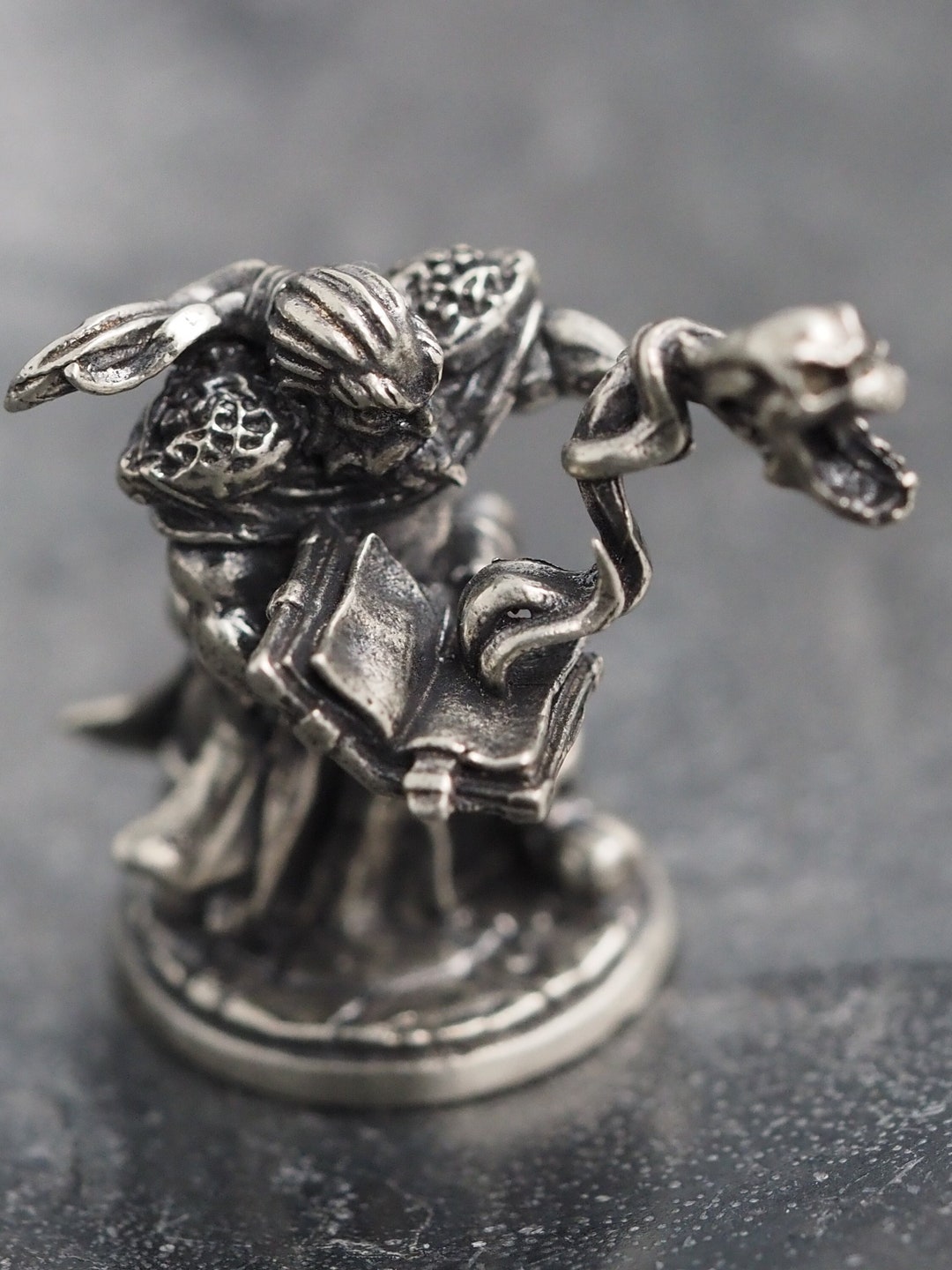 Dwarf Warlock - Spell Casting Fantasy White-metal Mini Figure Set ...