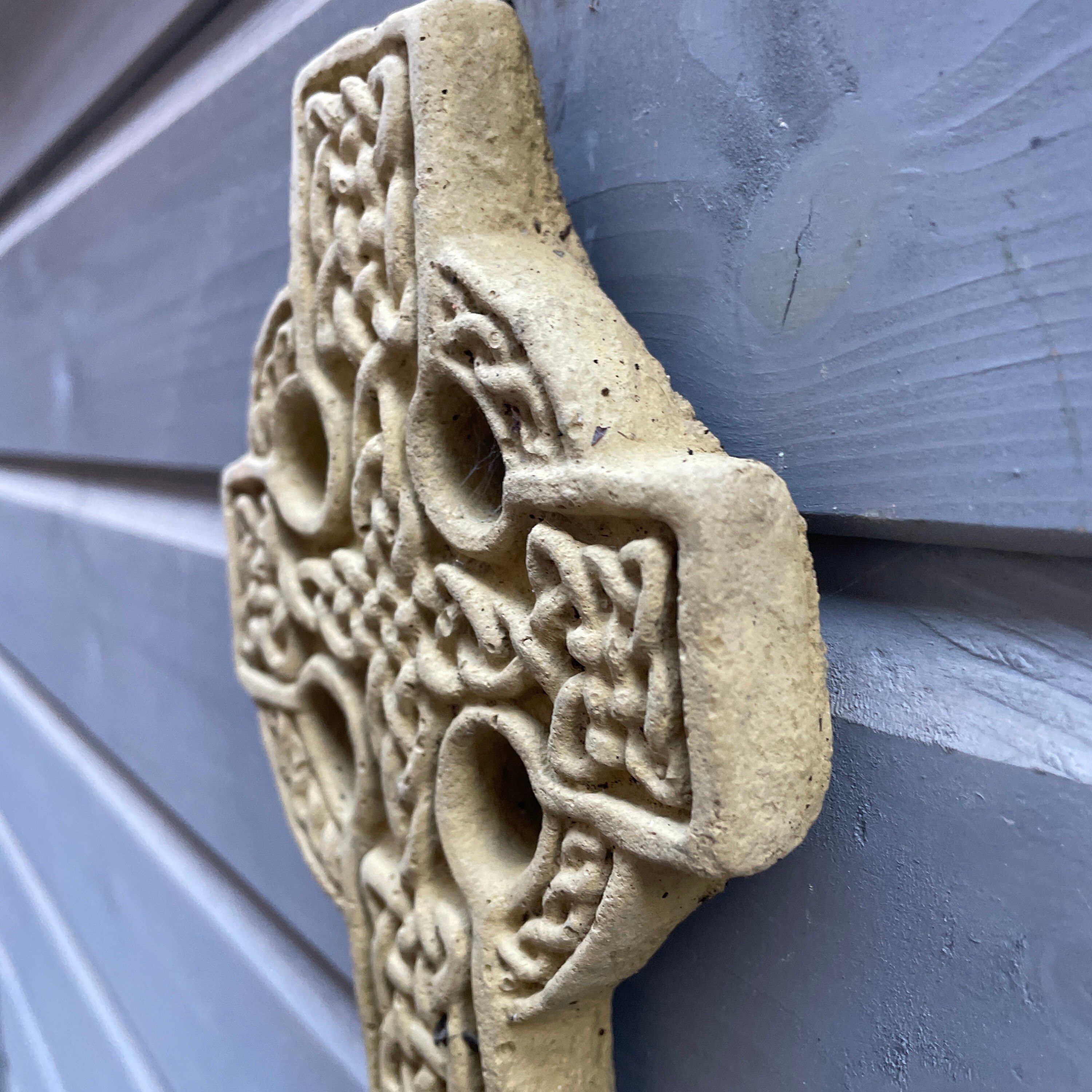 Plain Memento Mori / Medieval Style Sculpture / Gothic Celtic Cross ...