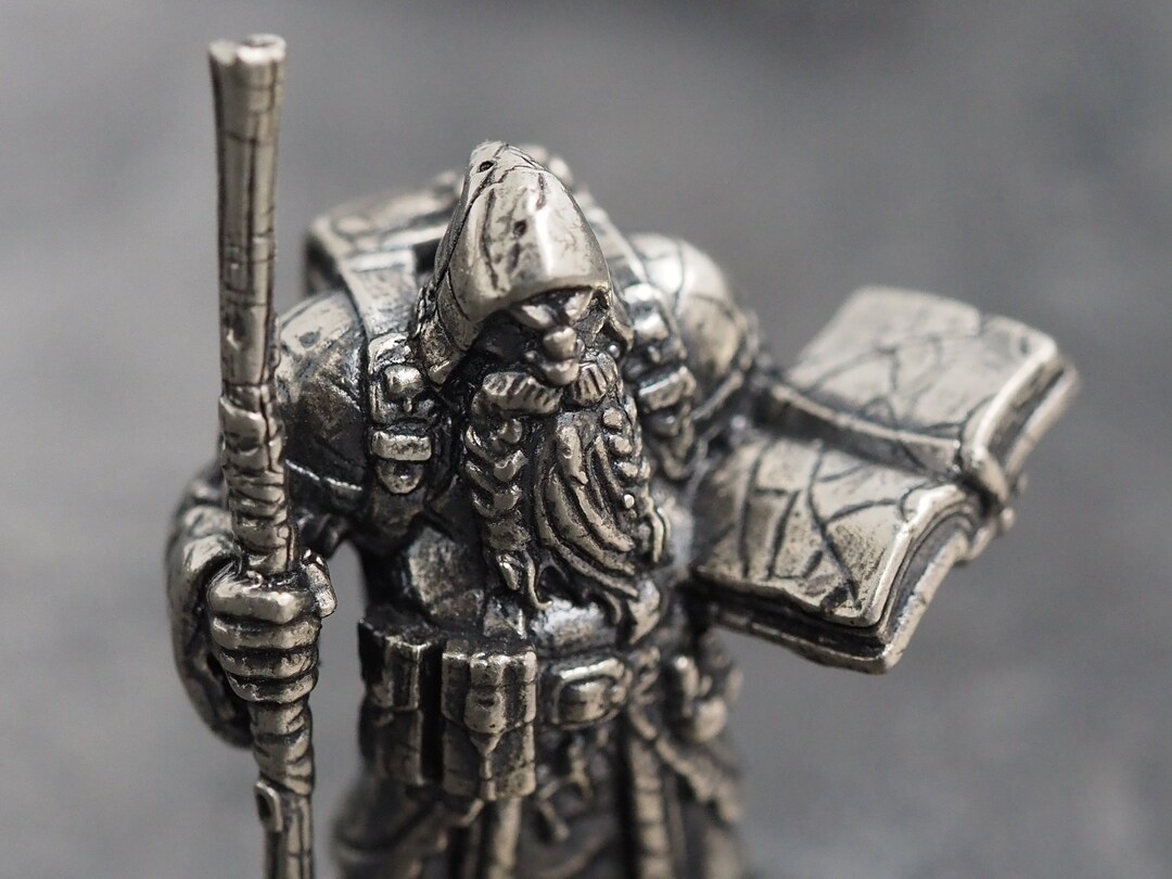 Priest - Spell Casting Fantasy White-metal Mini Figure Set - Mage ...