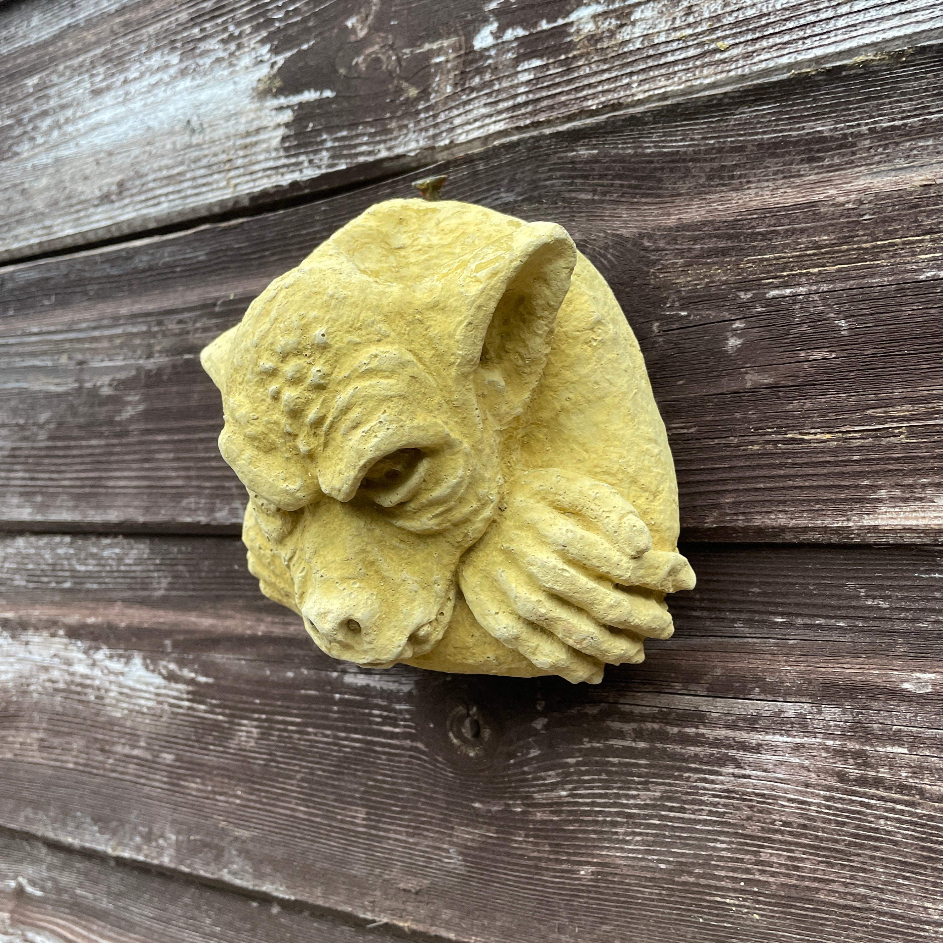 Plain Memento Mori / Medieval Style Sculpture / Gothic Church Gargoyle ...