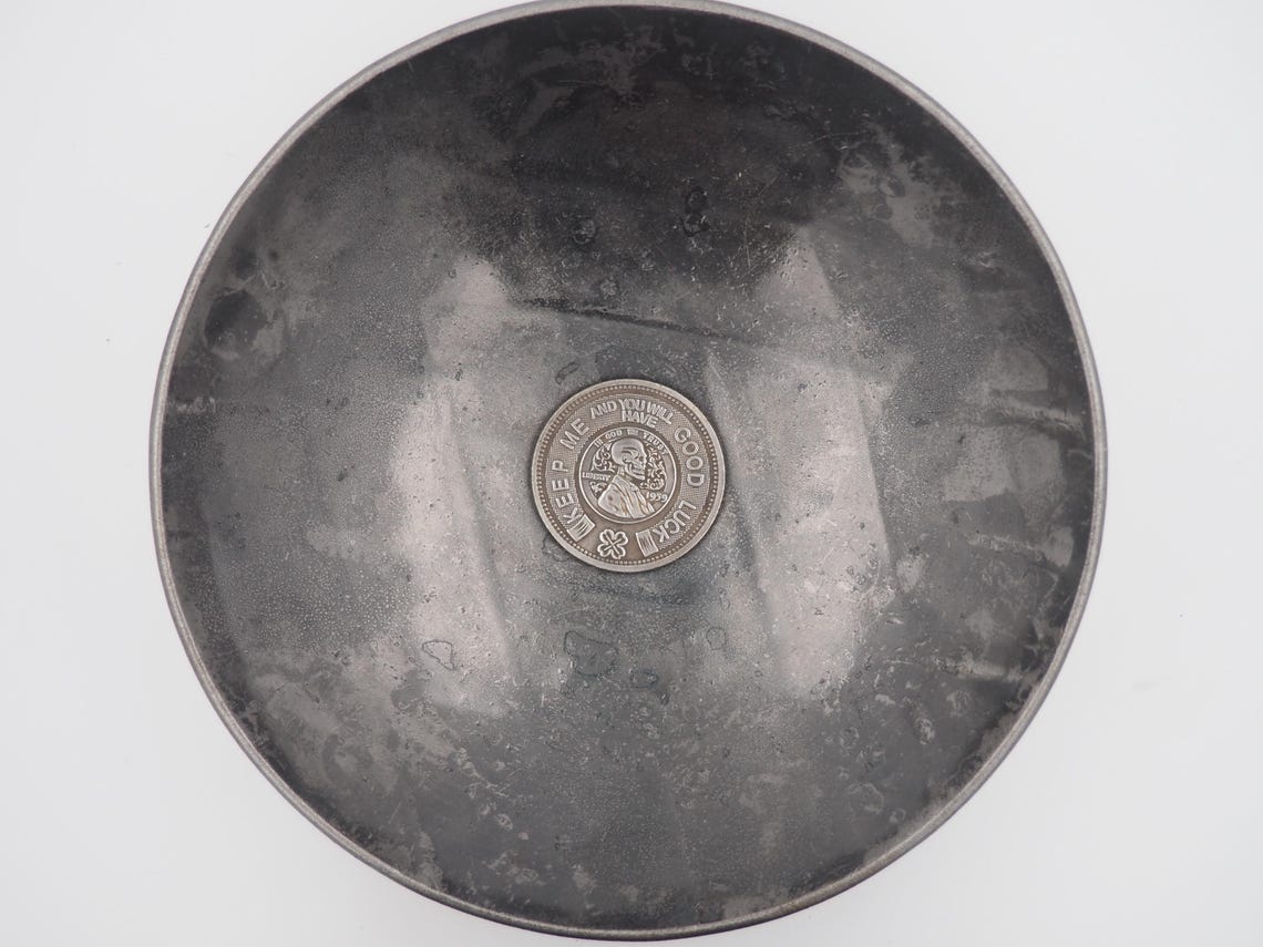 Hand Struck Flip Good Luck Coin - Skeleton Judge - Guilty Verdict ...