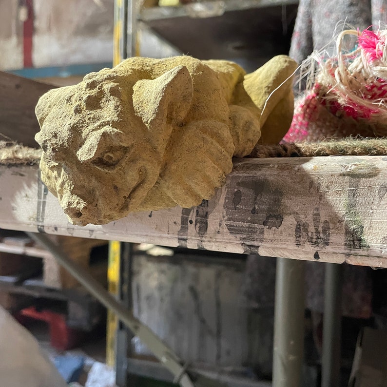 Aged Memento Mori / Medieval Style Sculpture / Gothic Church Gargoyle ...