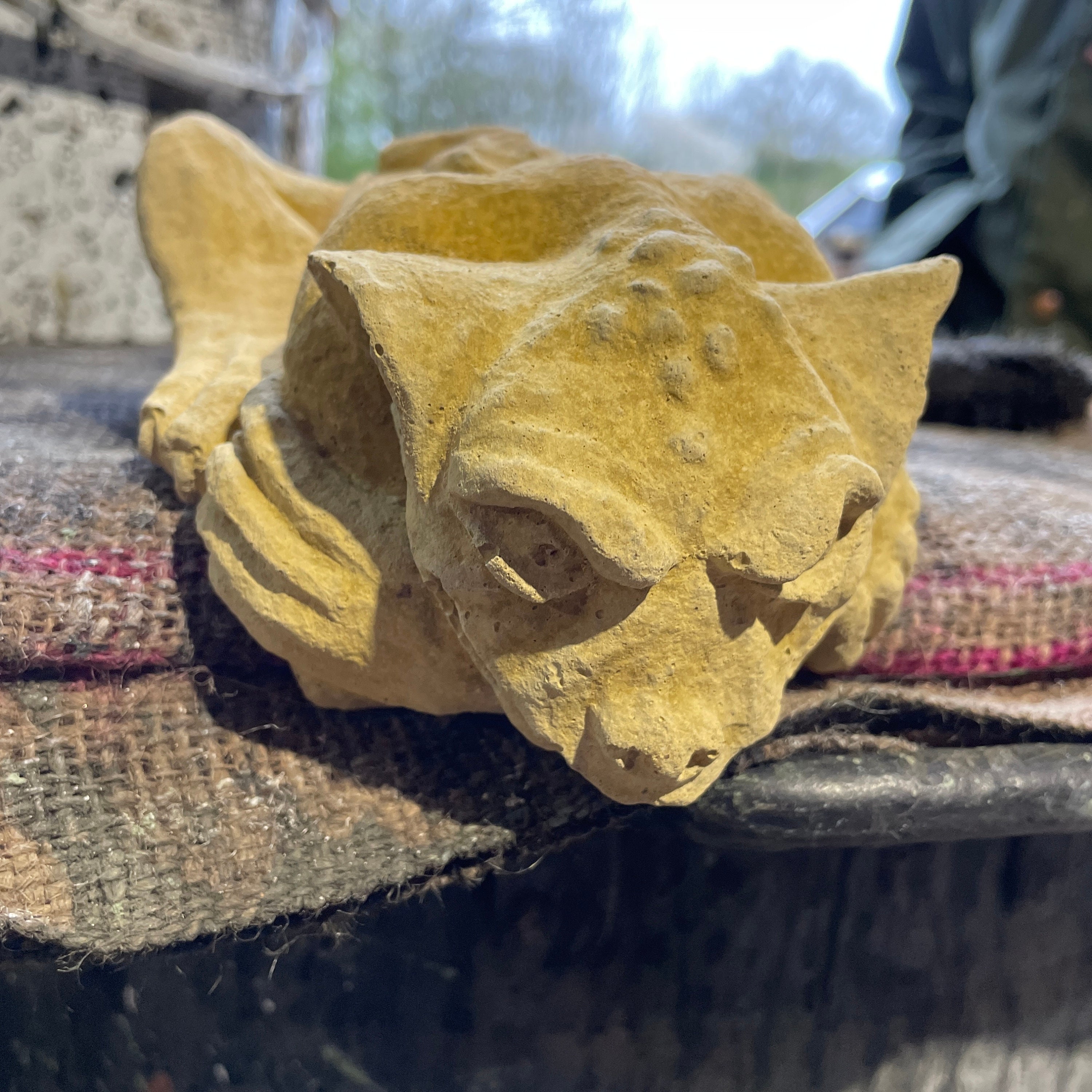 Plain Memento Mori / Medieval Style Sculpture / Gothic Church Gargoyle ...