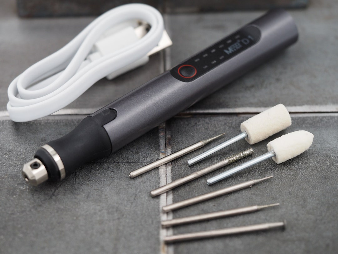 Electric Dremel Pen - Cutting, Sanding, Chasing Chisel Tools - Leather ...