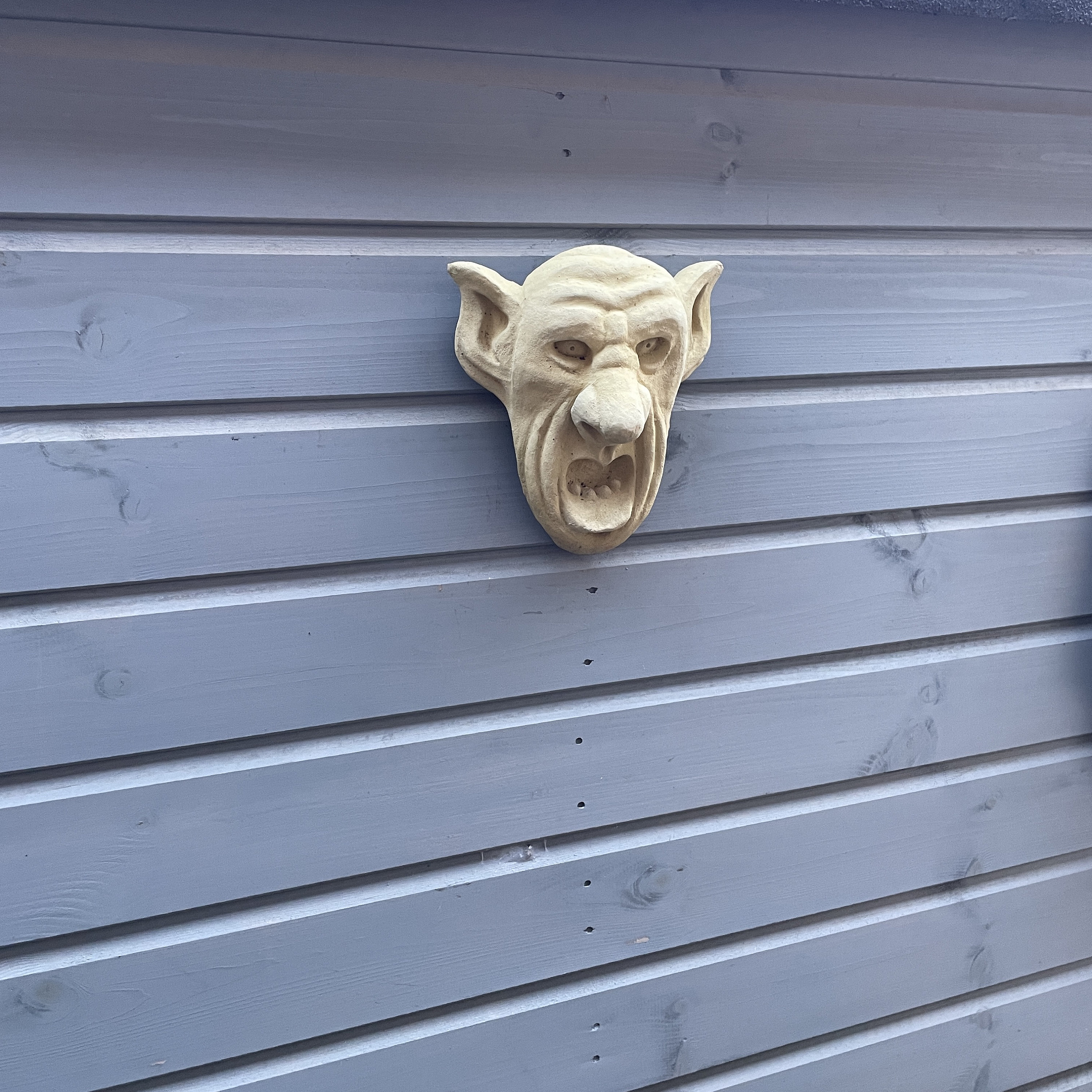 Plain Memento Mori / Medieval Style Sculpture / Gothic Church Big Ear ...