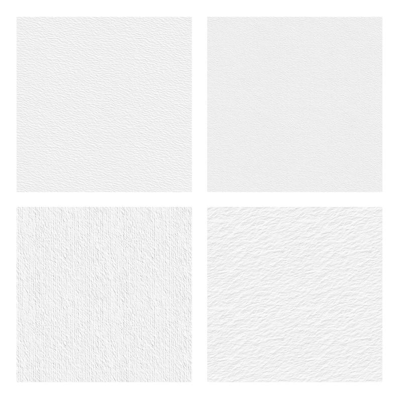 Seamless White Paper Textures, Digital Watercolor Paper Pack, 300 DPI ...