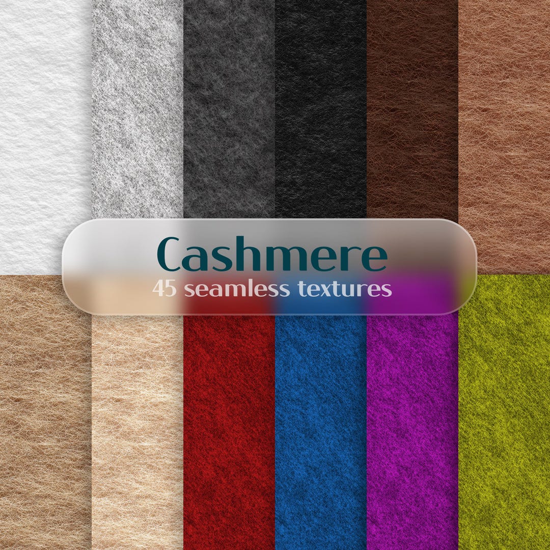 Cashmere Wool Texture: 45 Seamless Fabric Backgrounds (PNG Digital ...
