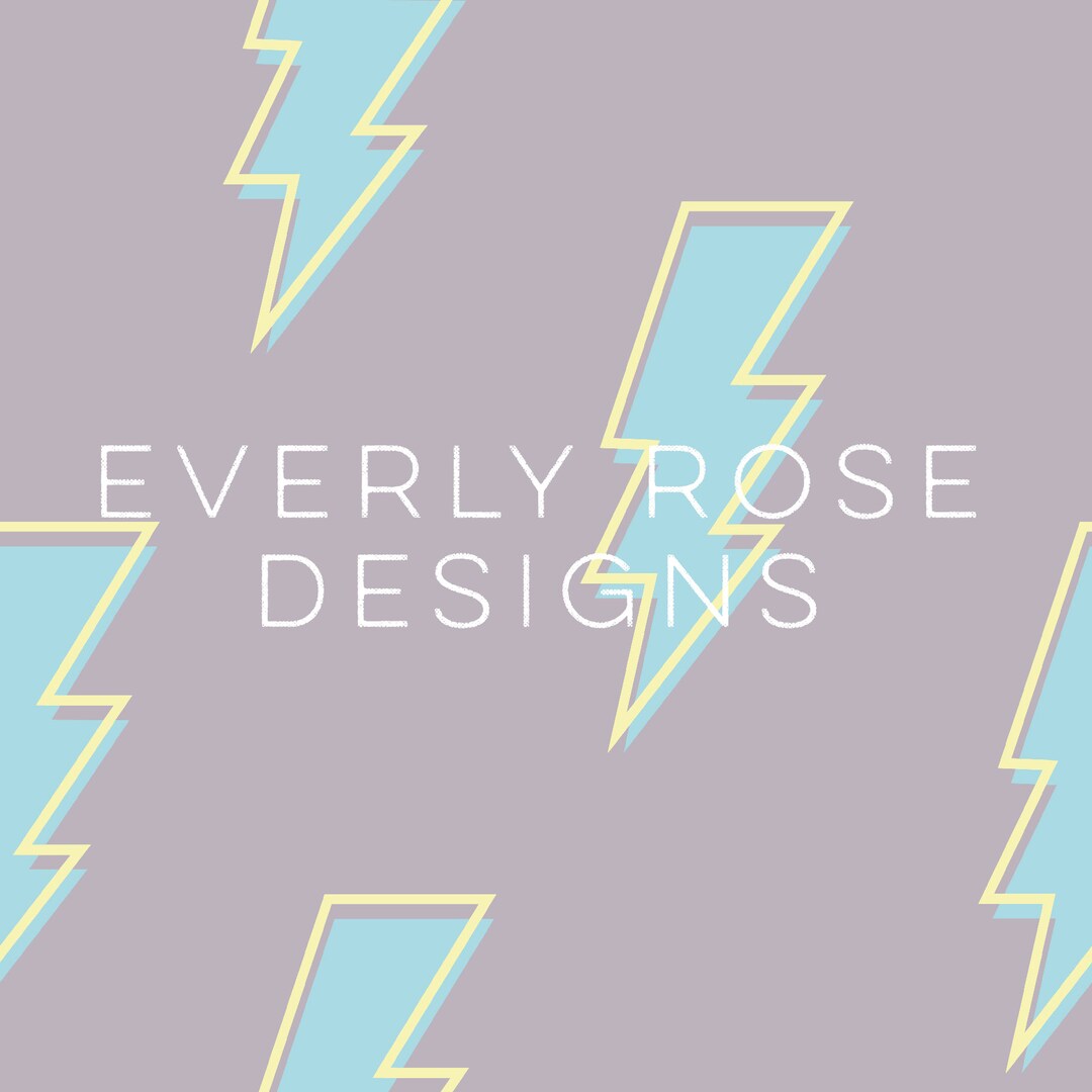90s Lightning Bolt Seamless Pattern - Etsy