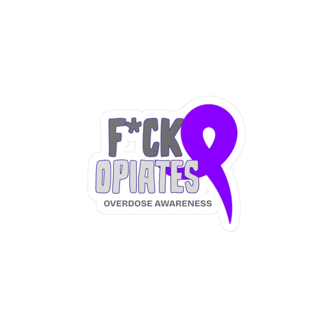 Overdose Awareness Kiss-cut Vinyl Decal, Opiates Awareness Sticker ...