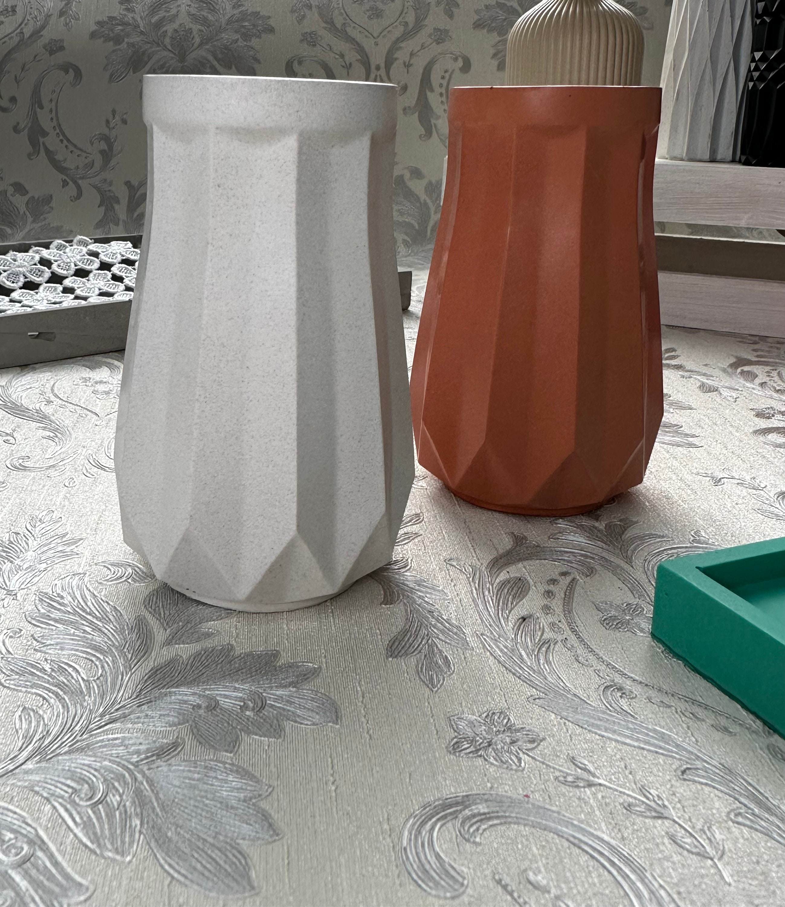 Handmade Jesmonite Vase BASIC COLLECTION Vase Gift Deco Home Decor Gift ...