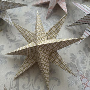 Origami Paper Stars | Christmas Star Decorations | Star Decorations ...