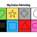 Colored Shape Matching Activity Digital Download - Etsy