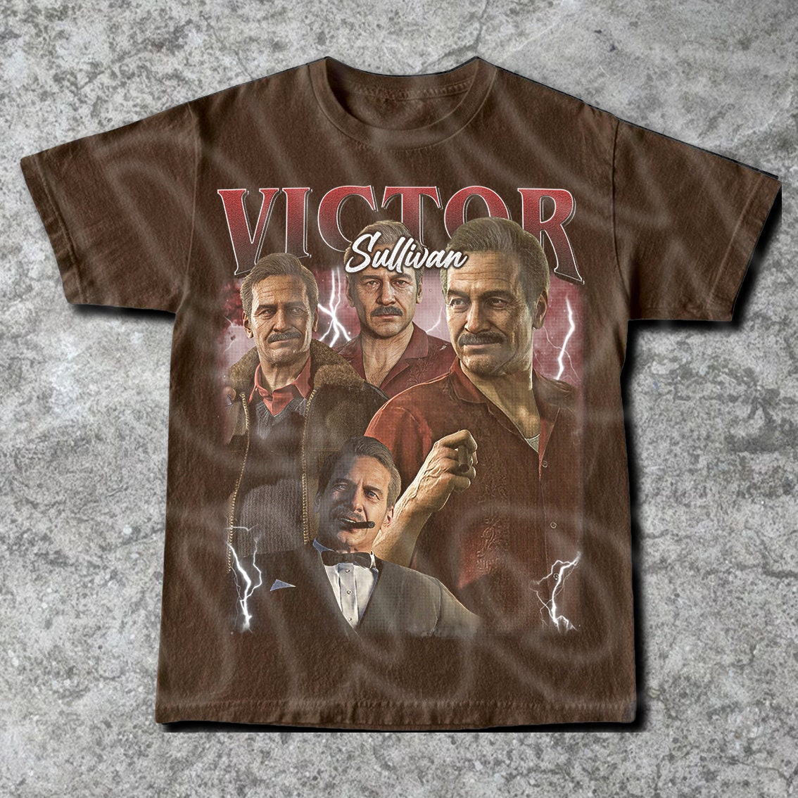 Victor Sullivan Uncharted Vintage T-shirt, Gift for Woman and Man ...