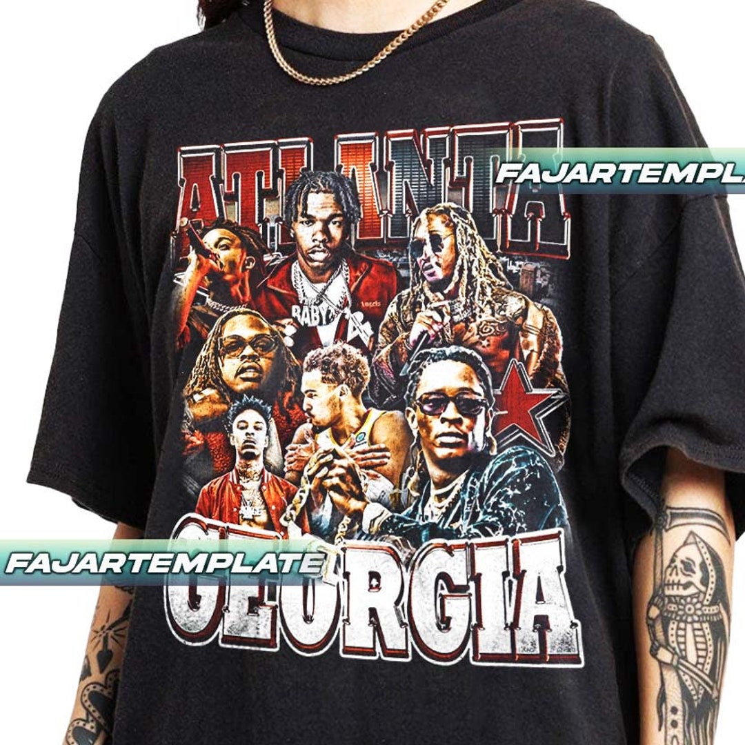 Atlanta Georgia Rappers Legends Vintage T-shirt, Gift for Woman and Man ...