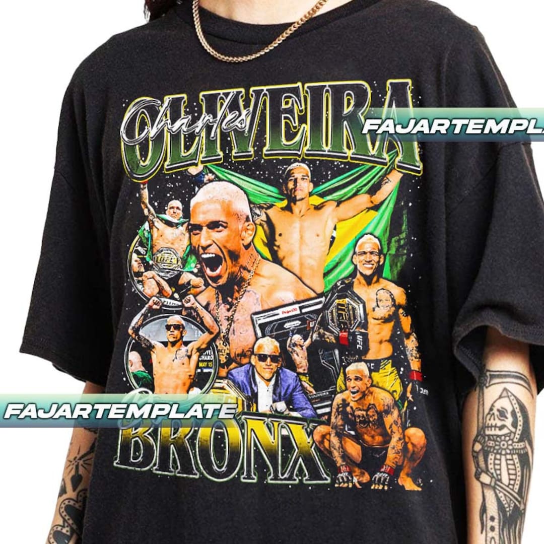 Charles Oliveira Do Bronx Brazilian Mixed Martial Artist Vintage T ...