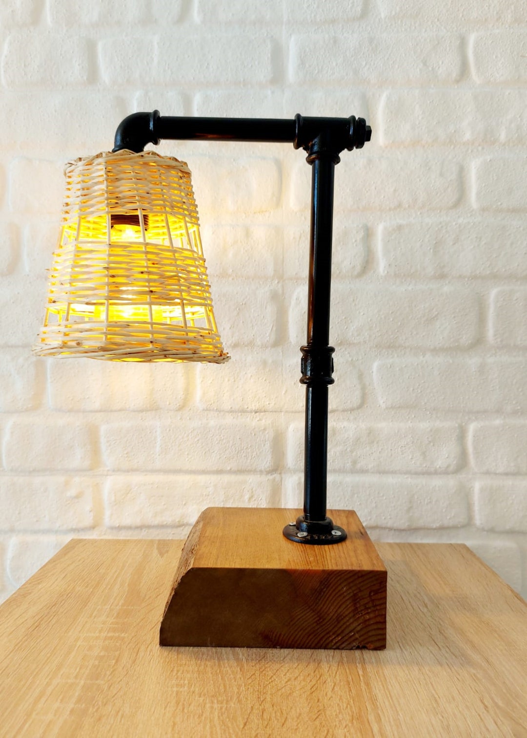Metal Lamp,table Lamp,industrial Decor,desk Lamp,rustic Desk Lamp ...