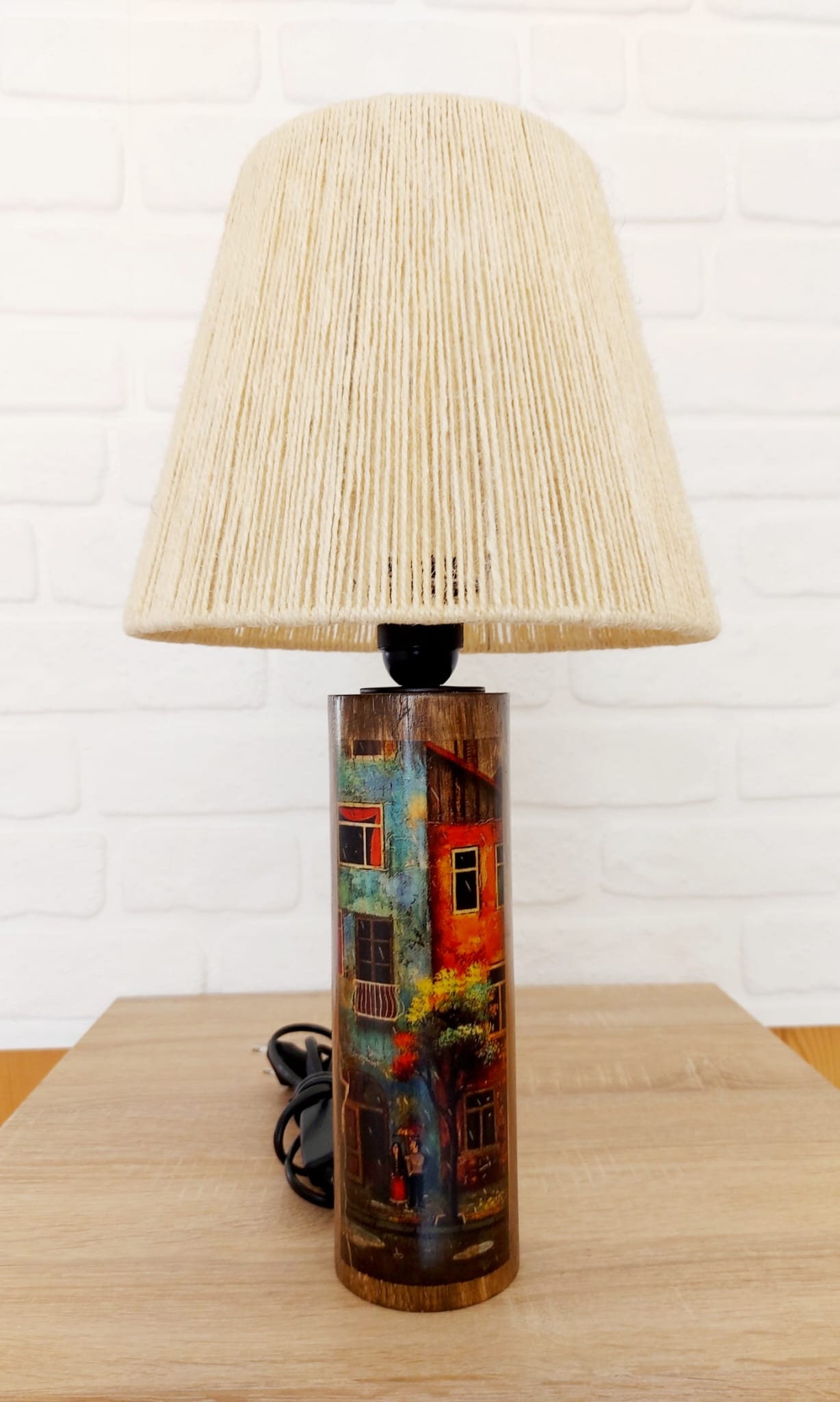 RETRO NOW STREET 2 Wooden Leg Lamp Table Lamp Wood Table - Etsy