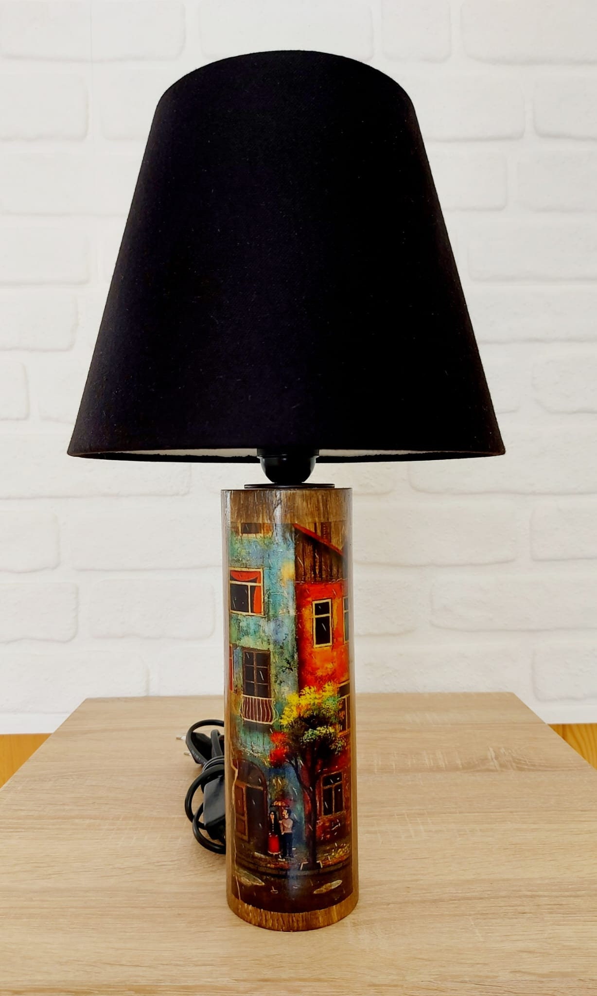 RETRO NOW STREET 2 Wooden Leg Lamp Table Lamp Wood Table - Etsy