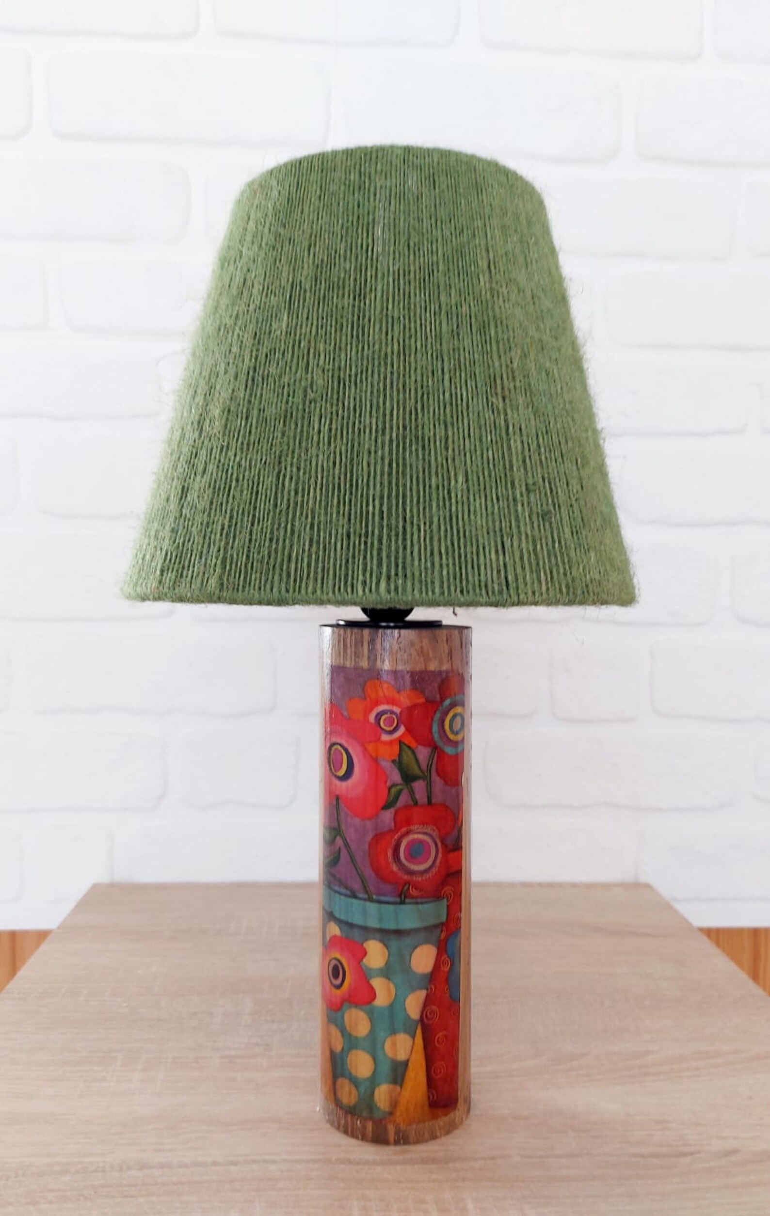 RETRO NOW FLOR Wooden Leg Lamp, Table Lamp, Wood Table Lamp, Bedside ...