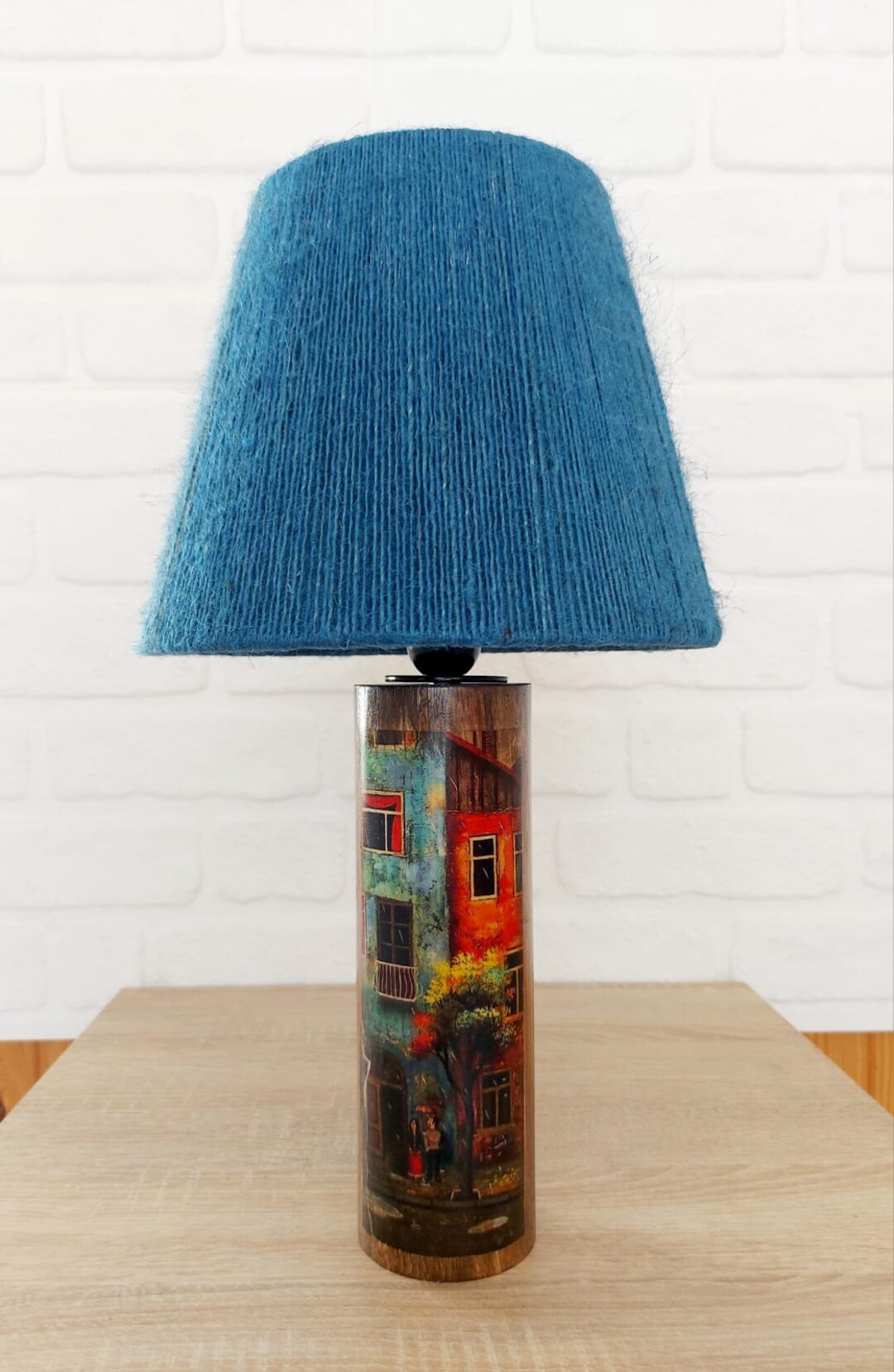 RETRO NOW STREET 2 Wooden Leg Lamp,table Lamp,bedside Lamp,nightstand ...
