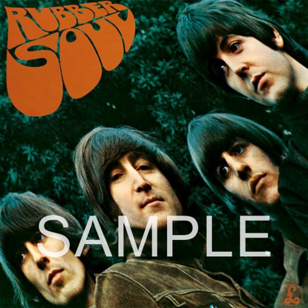 Fabric Art Quilt Block the Beatles Rubber Soul Rock & - Etsy