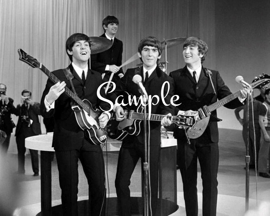 Fabric Art Quilt Block - the Beatles - Music- Classic Rock - Cotton ...
