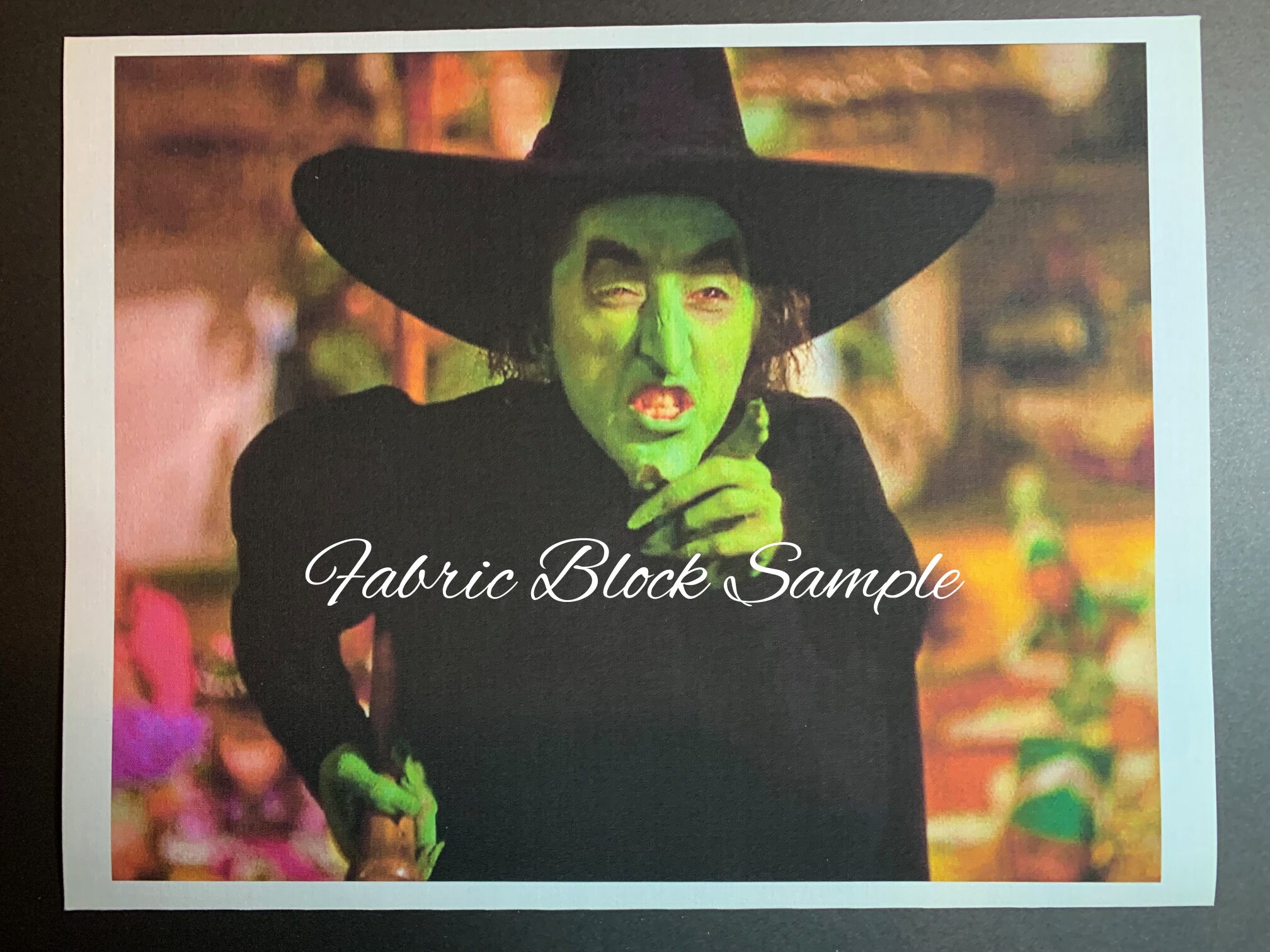 Fabric Art Quilt Block the Wizard of Oz Wicked Witch Cotton 5022 - Etsy