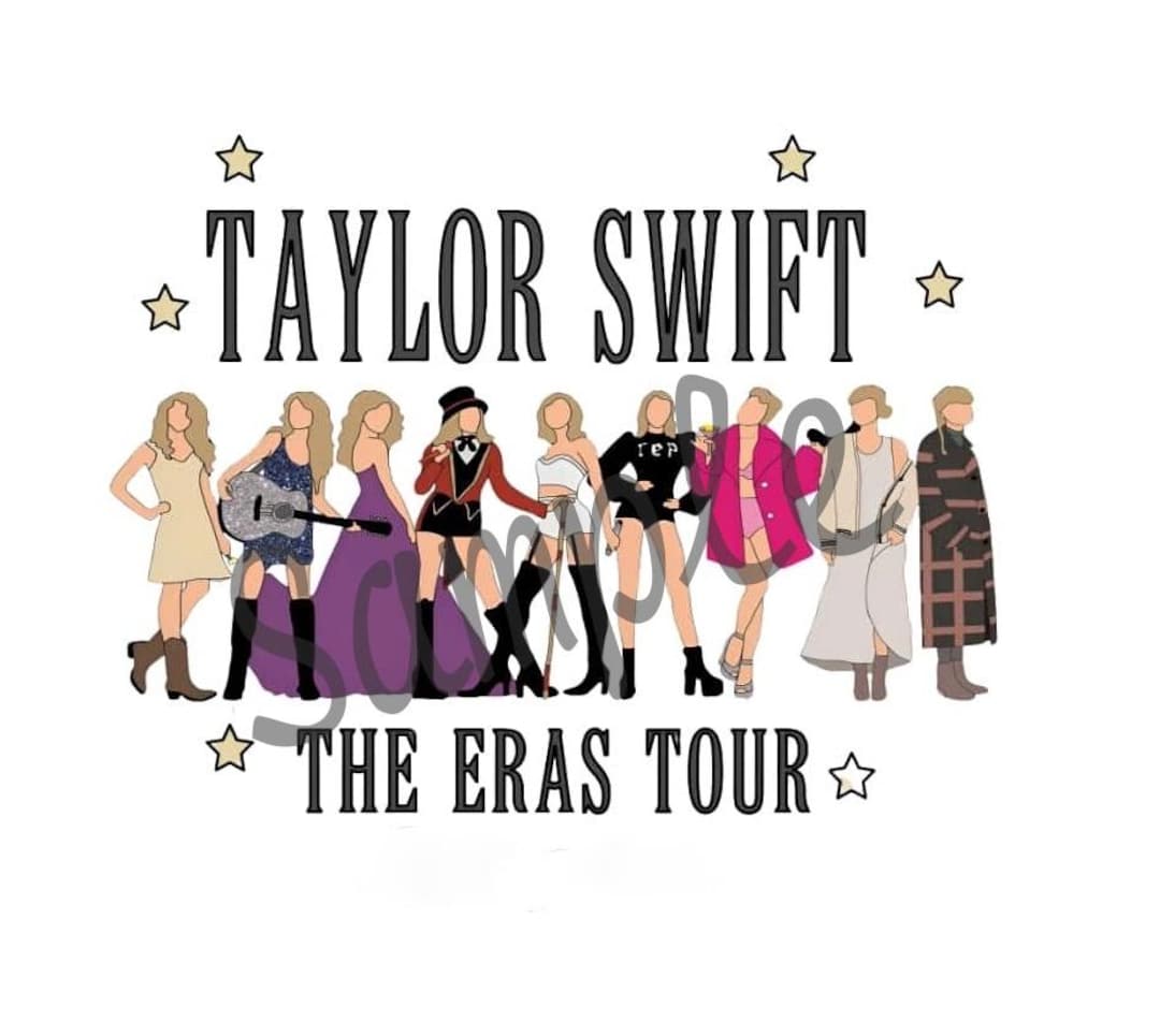 Fabric Art Quilt Block - Taylor Swift - the Eras Tour Collage- Music ...
