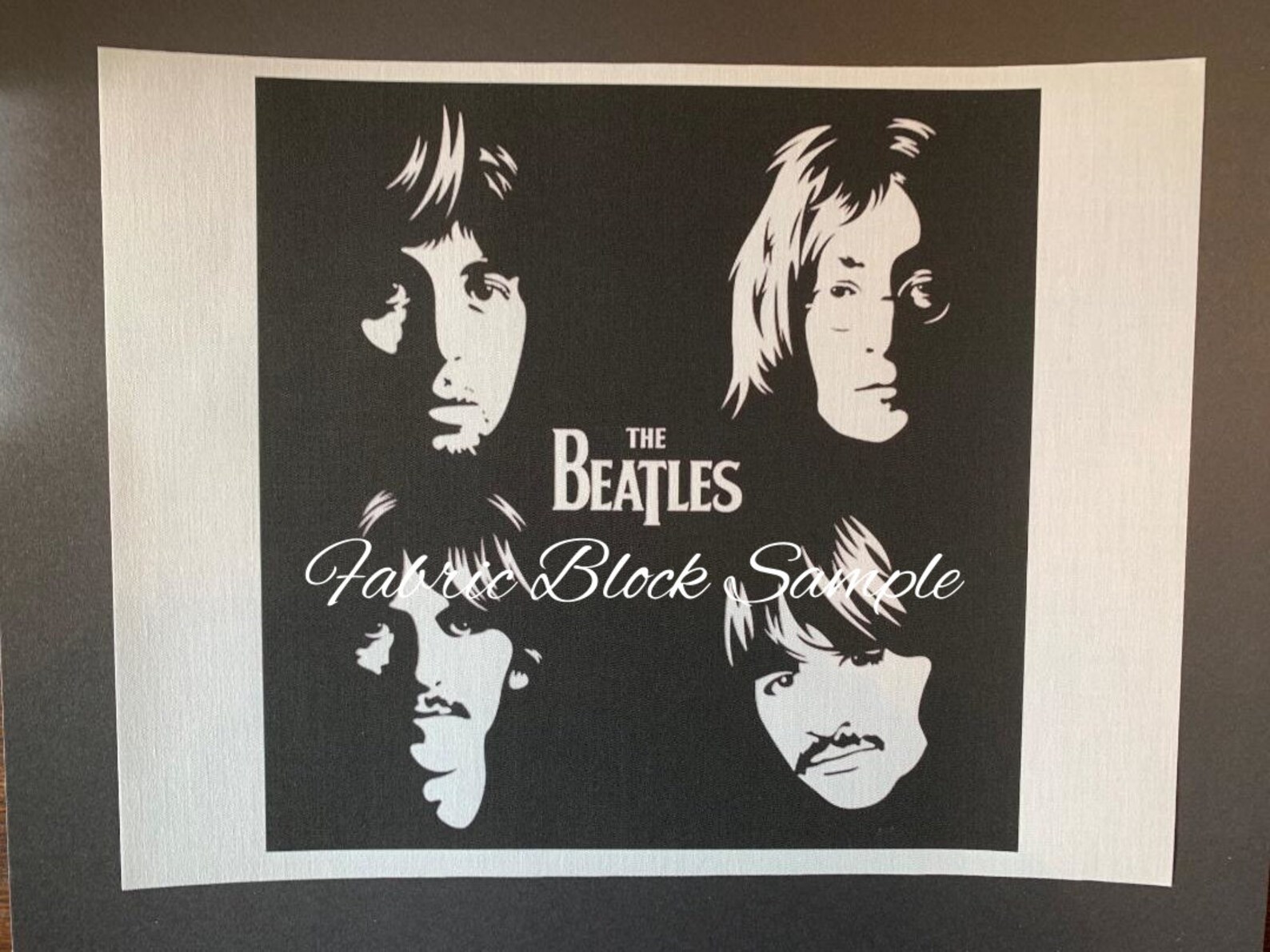 The Beatles Fabric Art Quilt Block: 100% Cotton Panel (8x8) - Etsy