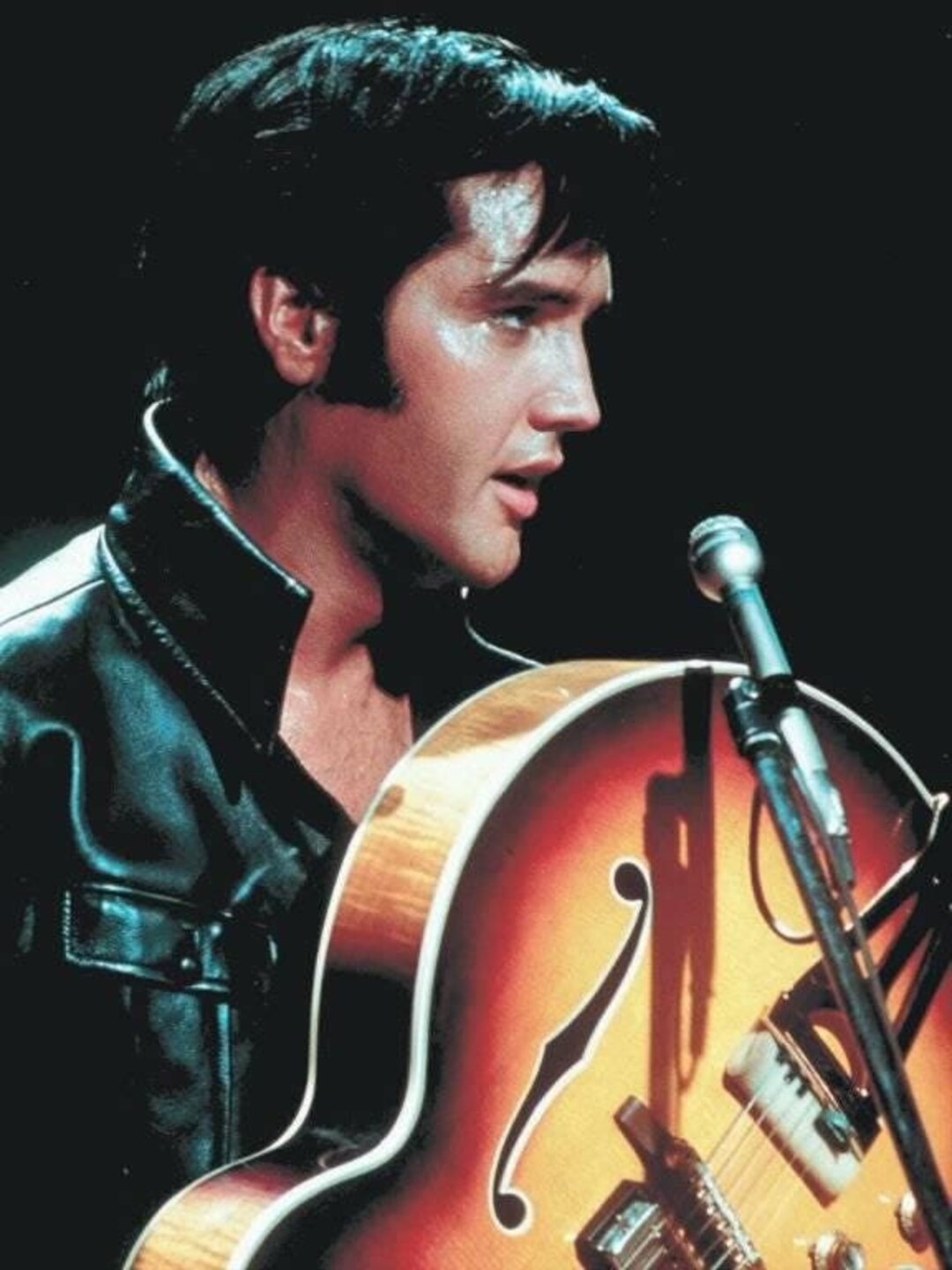 Fabric Art Quilt Block/panel - Elvis Presley- Rock & Roll 100% Cotton ...