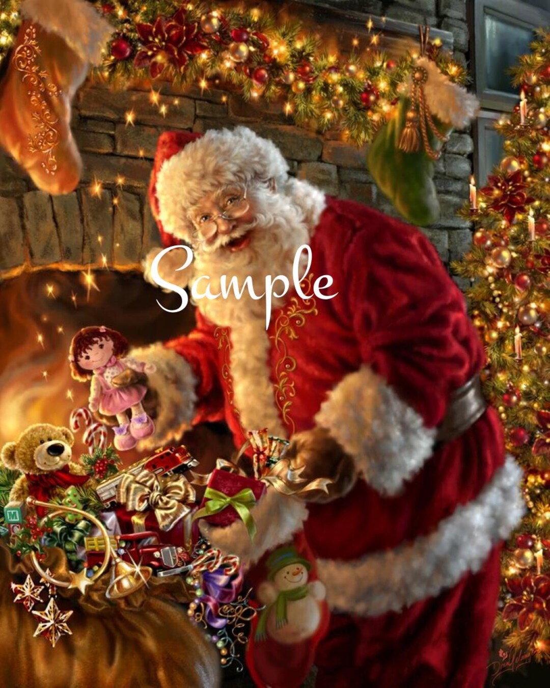 Fabric Quilt Block - Santa Claus - Christmas - 100% Cotton -8022 - Etsy