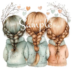 Fabric Art Quilt Block - Sisters - Friends - Siblings - Cousins ...