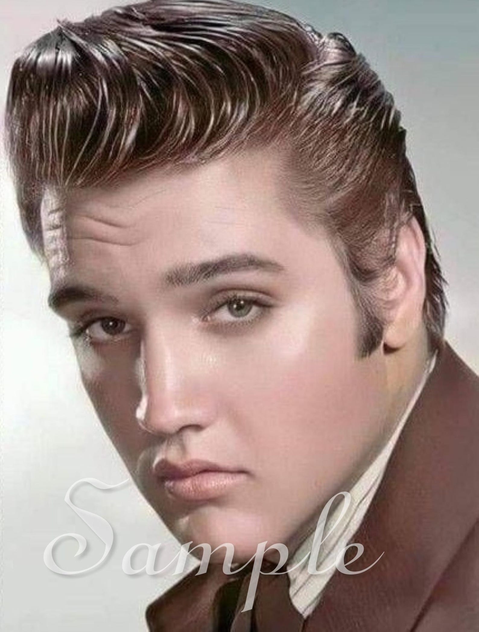 Elvis Presley - Fabric Art Quilt Block/panel - Rock & Roll - Cotton ...