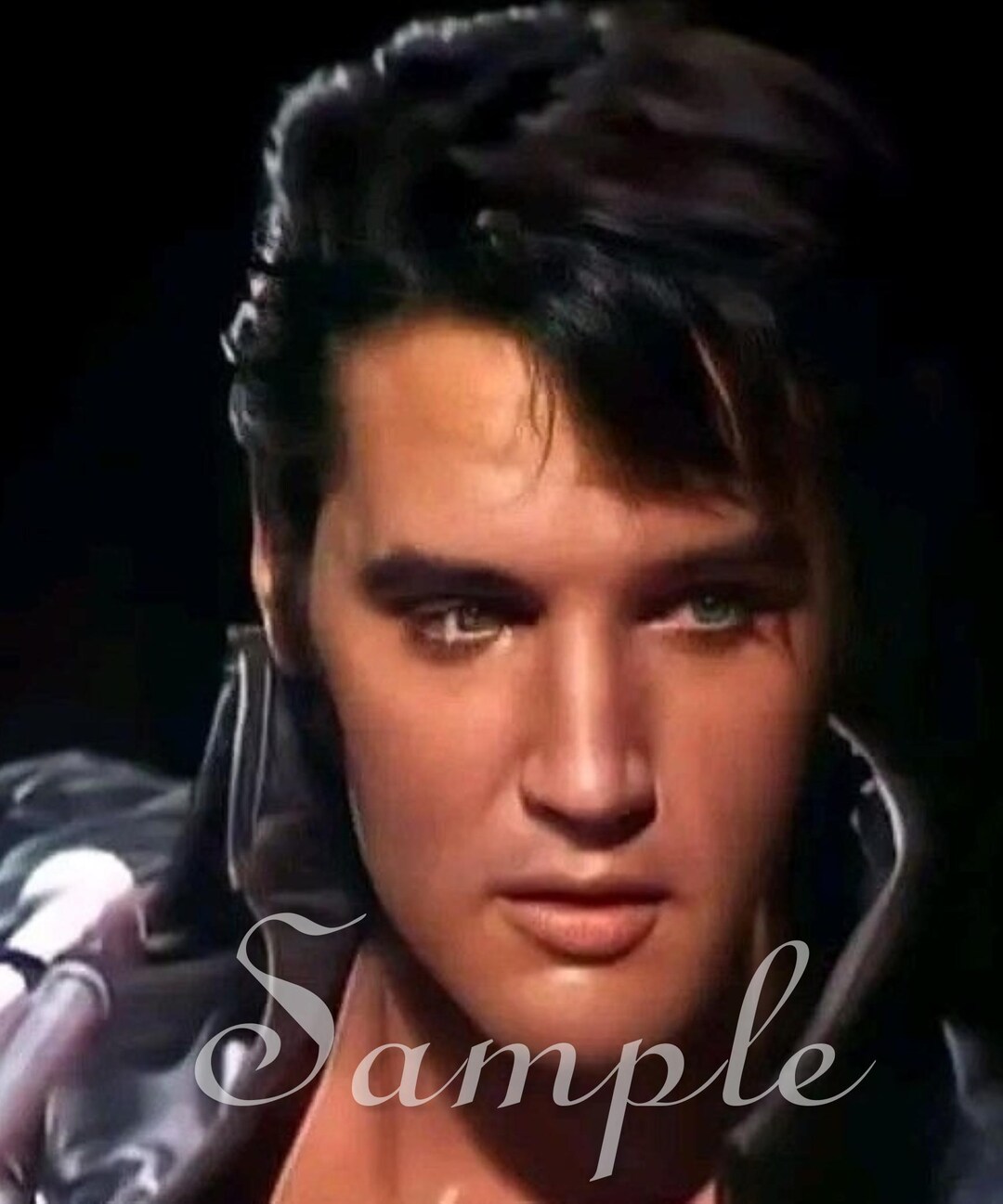 Fabric Art Quilt Block/panel - Elvis Presley- Rock & Roll - Cotton ELV2 ...